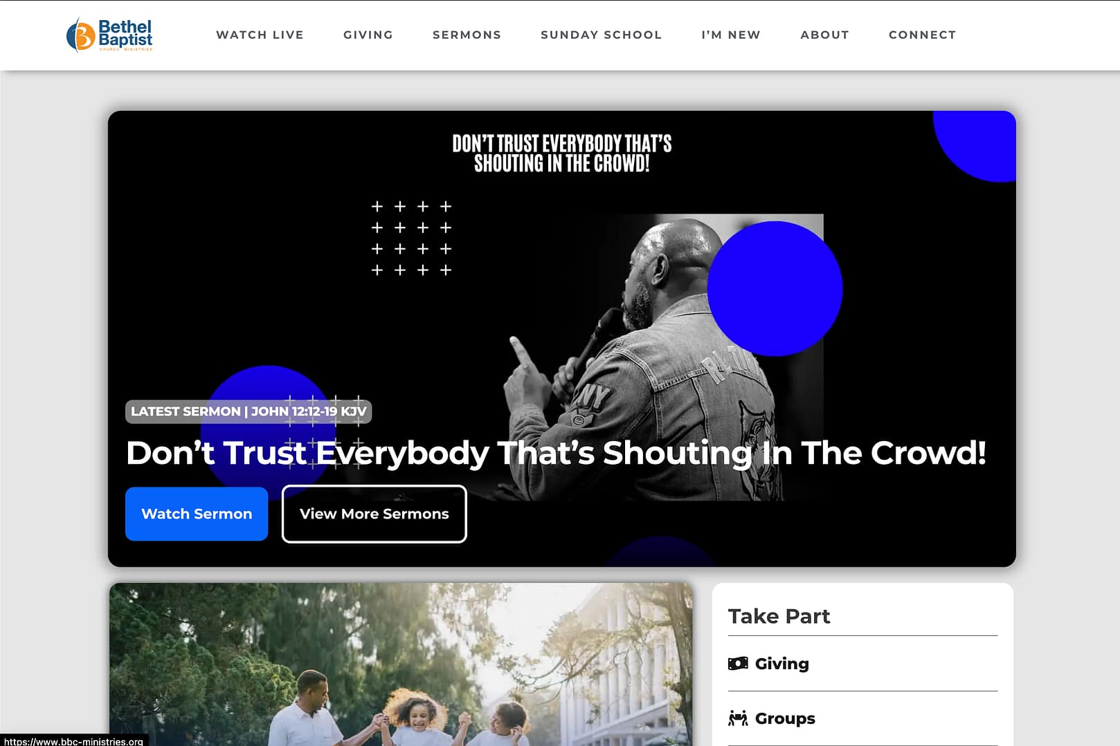 GUEST MINISTER INFORMATION - Bethel Baptist Church Ministries